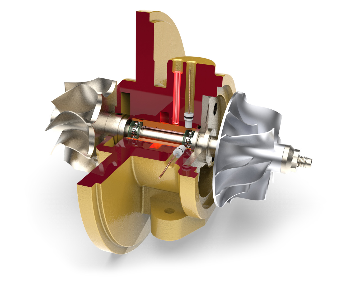 Mesure de déplacement axial et radial de la roue d’un turbocompresseur ...